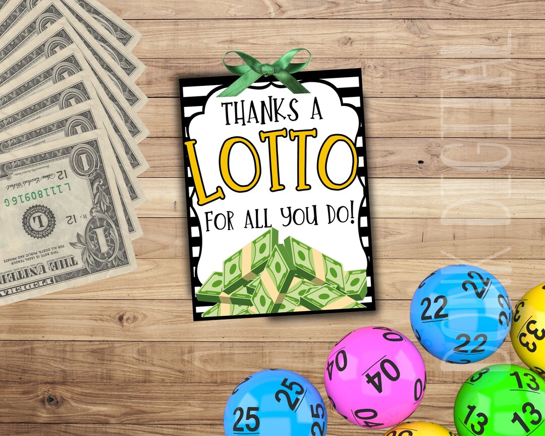 Thanks a LOTTO for All You Do - Team Appreciation -teacher Appreciation ...