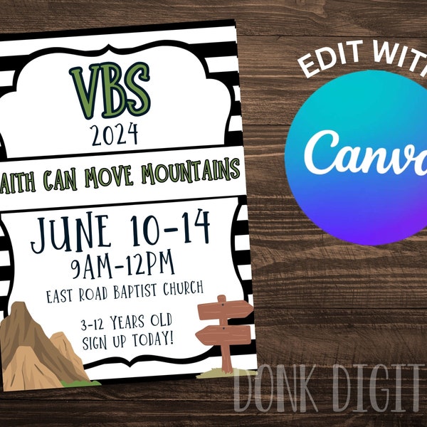 Vbs Invitation - Etsy