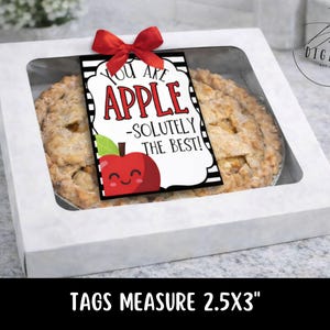 Apple Appreciation Gift Tag: Employee Thank You (PDF) - Etsy