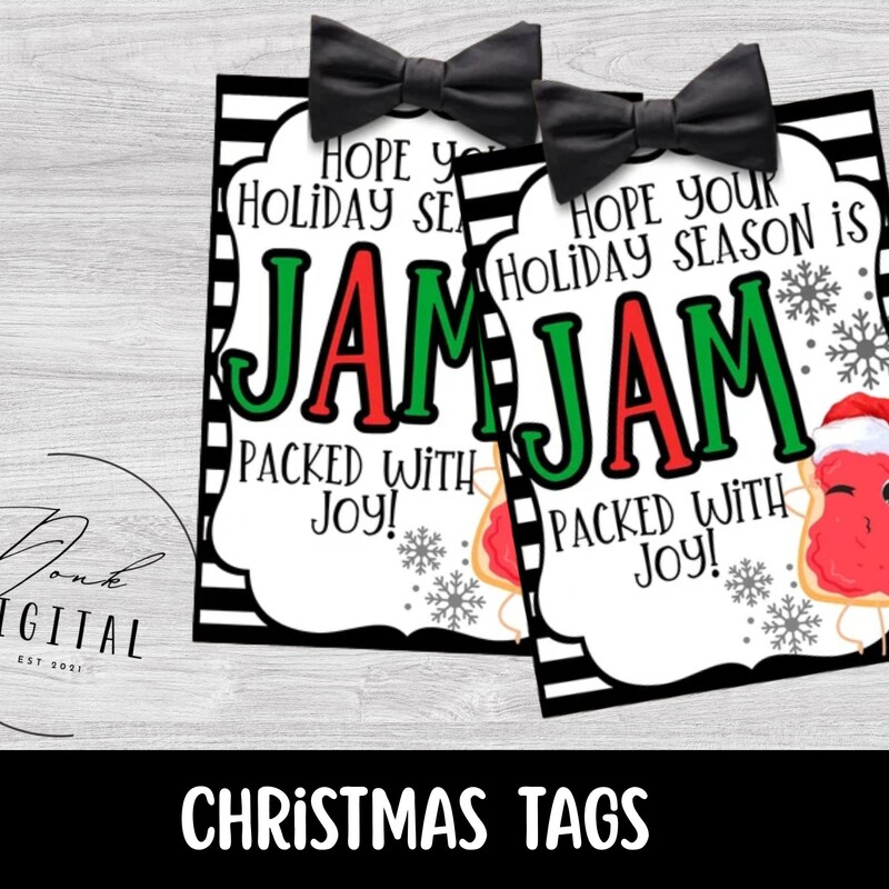 Holiday Jam Labels - Etsy