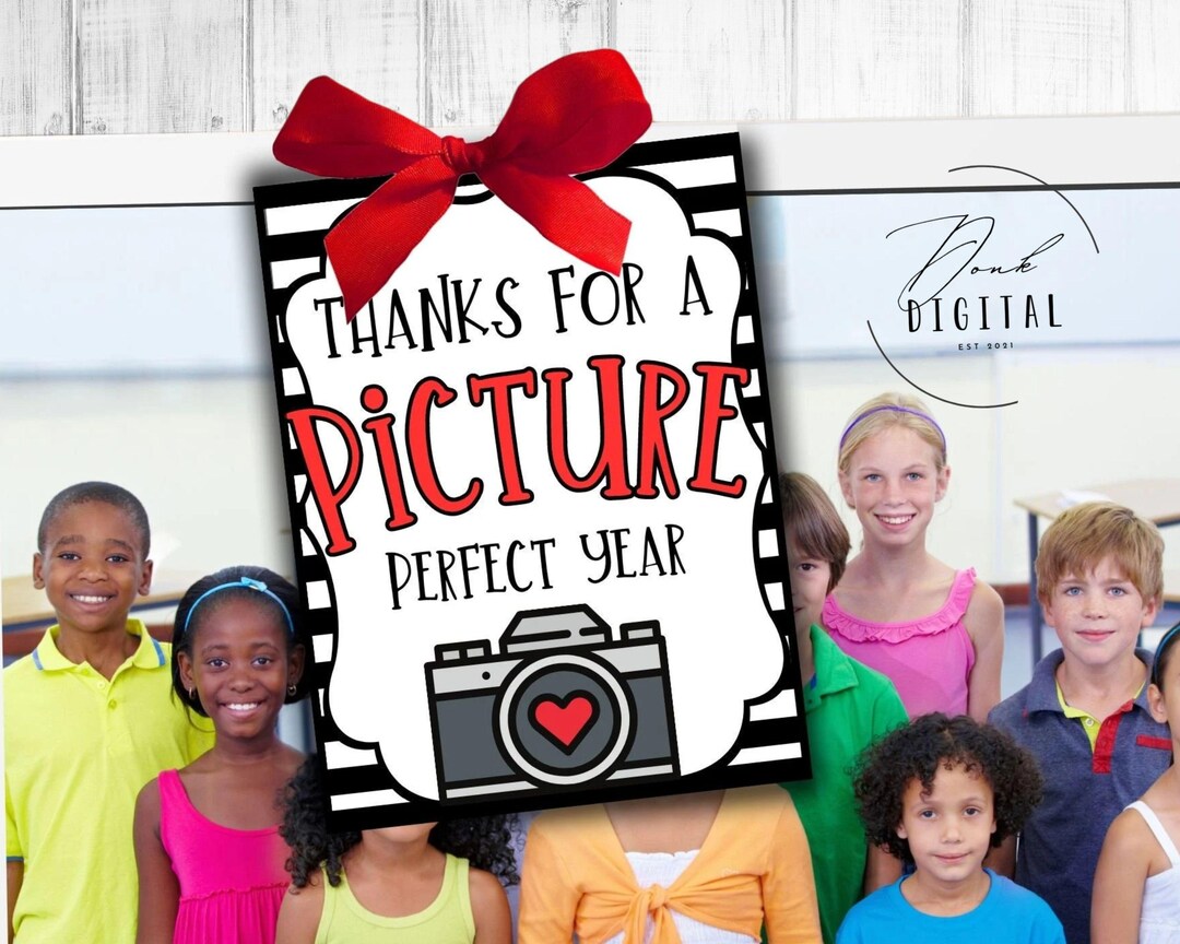 End of Year Photo Gift Tags | “thanks for a PICTURE Perfect Year ...