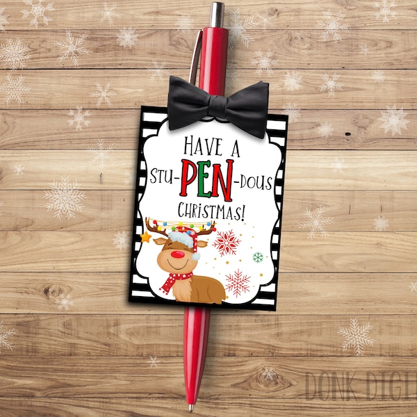Teacher Christmas Tags - Etsy
