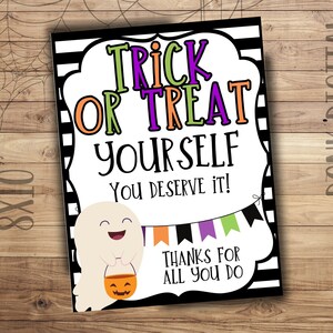 Halloween Appreciation Sign BUNDLE: Digital Download (PDF) - Etsy