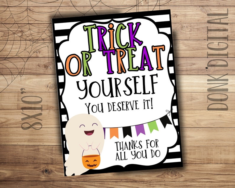 Halloween Appreciation Sign BUNDLE: Digital Download (PDF) - Etsy