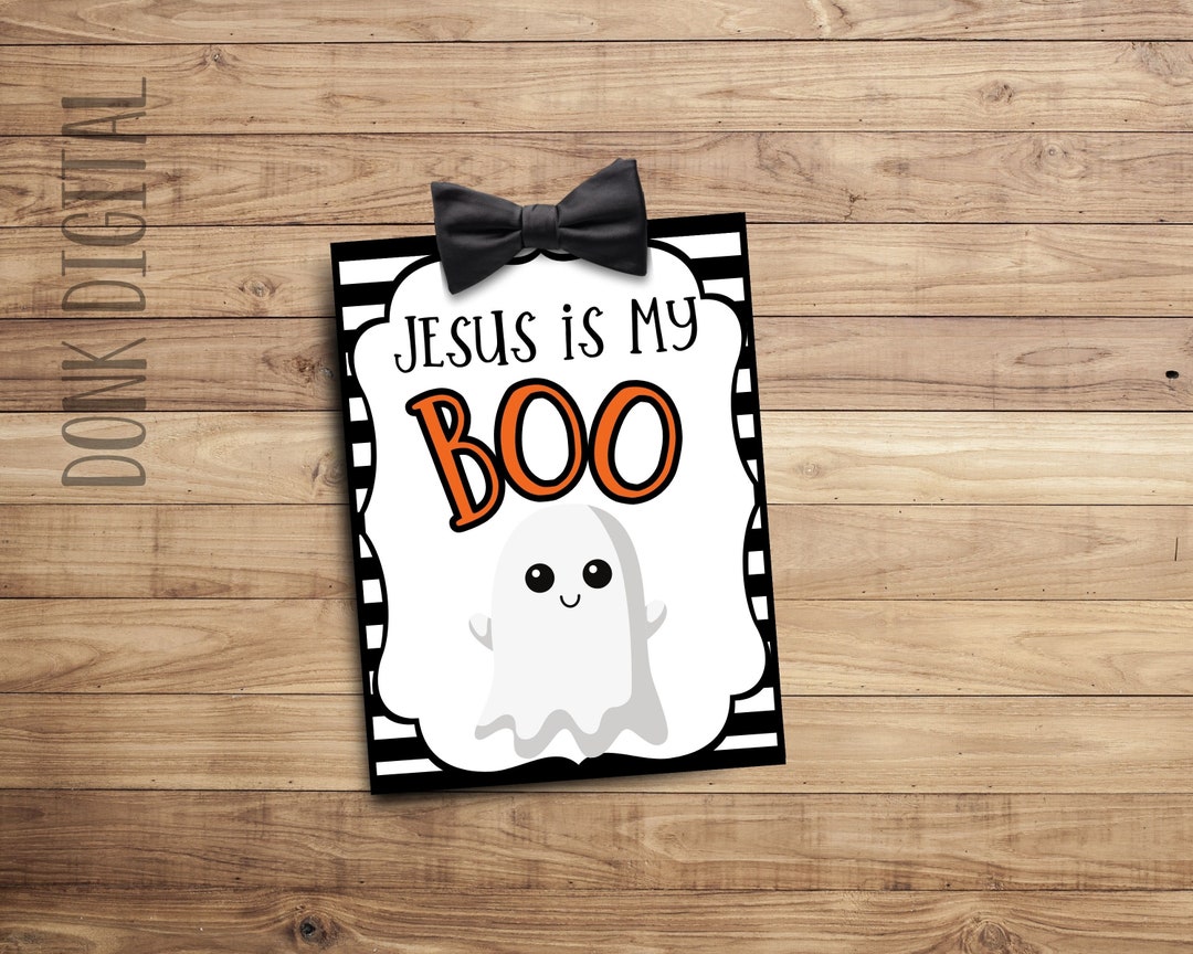 Jesus is My BOO - Church Treats - Halloween at Church- Religious Fall ...