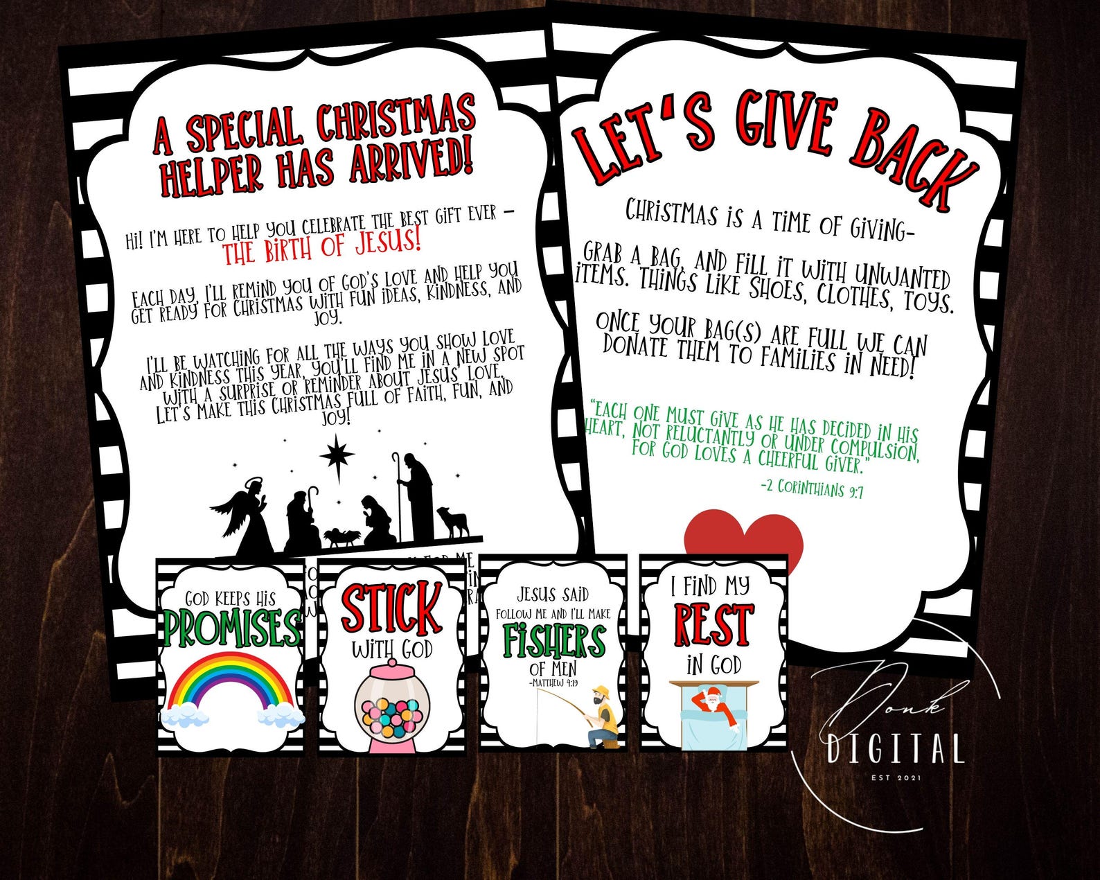 Christ-centered Christmas Shepherd Activity Kit: (printable PDF) - Etsy