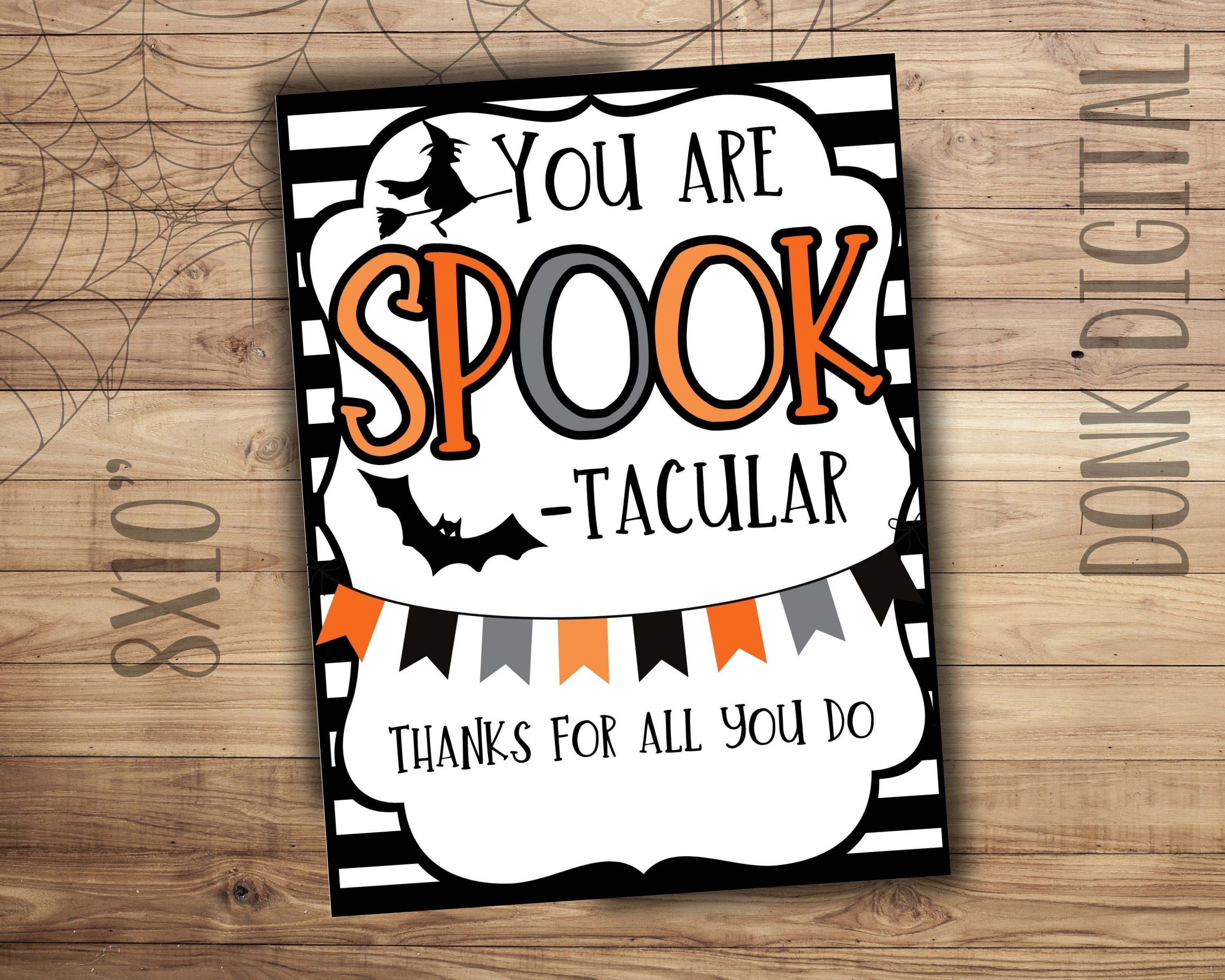 You Are Spooktacular Sign - Employee Appreciation- Teacher Lunch ...