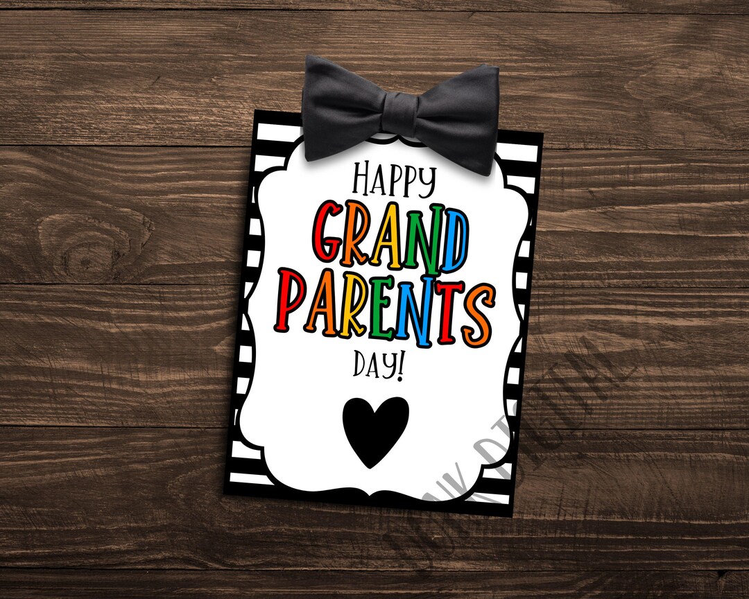 Happy Grandparent's Day- Grandparent Tags- Grandparents Day Tags - Etsy