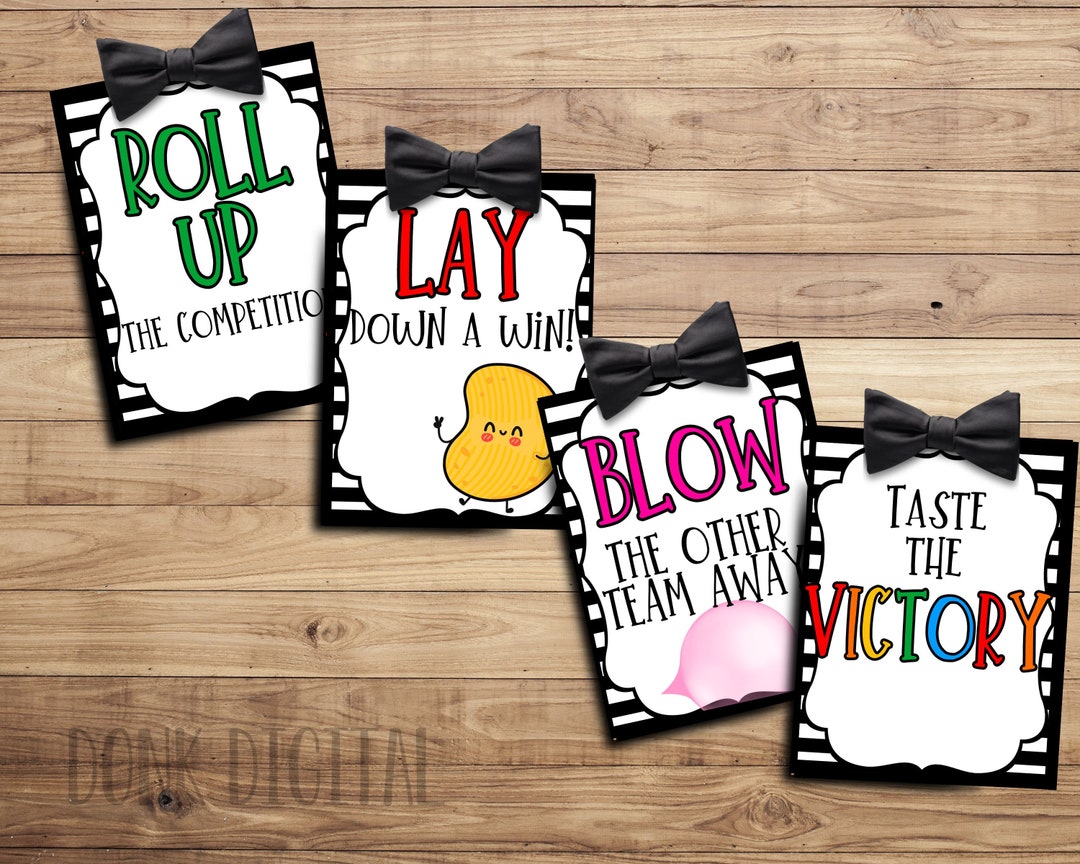 Sports Good Luck Favor Tags- PDF File Instant Download -sports Gift Tag ...