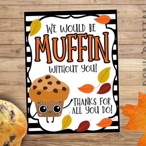 Fall Appreciation Sign BUNDLE- Employee Appreciation- Teacher Lunch ...
