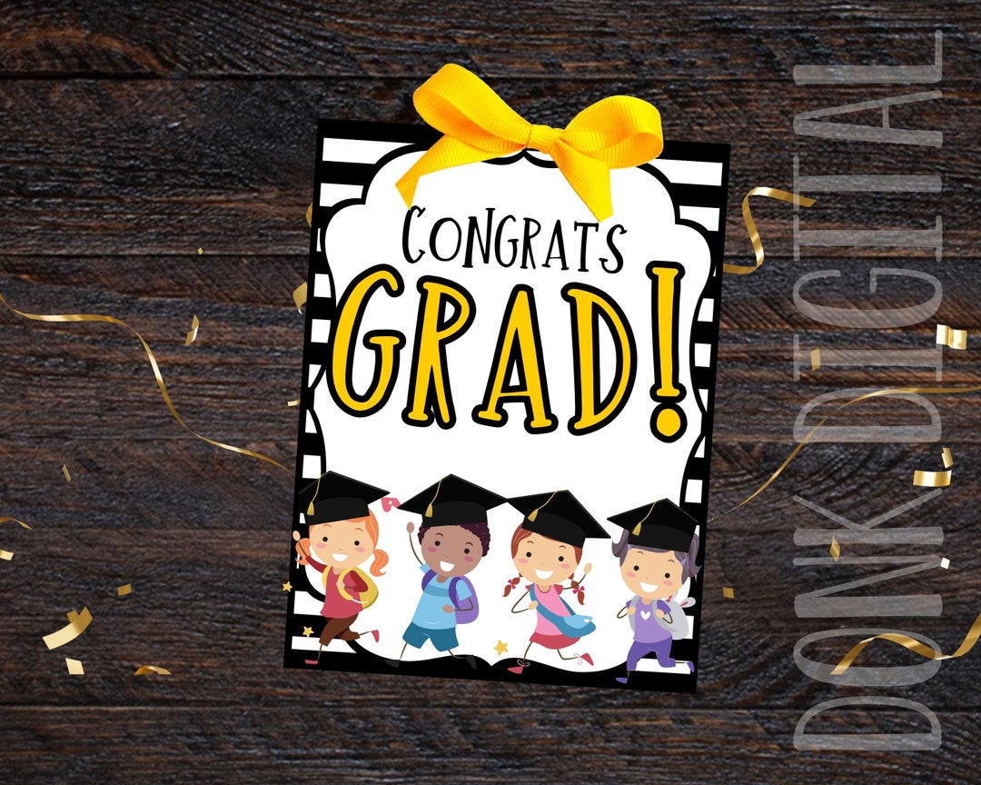 Congrats Grad- 2023 - Graduation Tag- Graduation Favor - Graduation ...