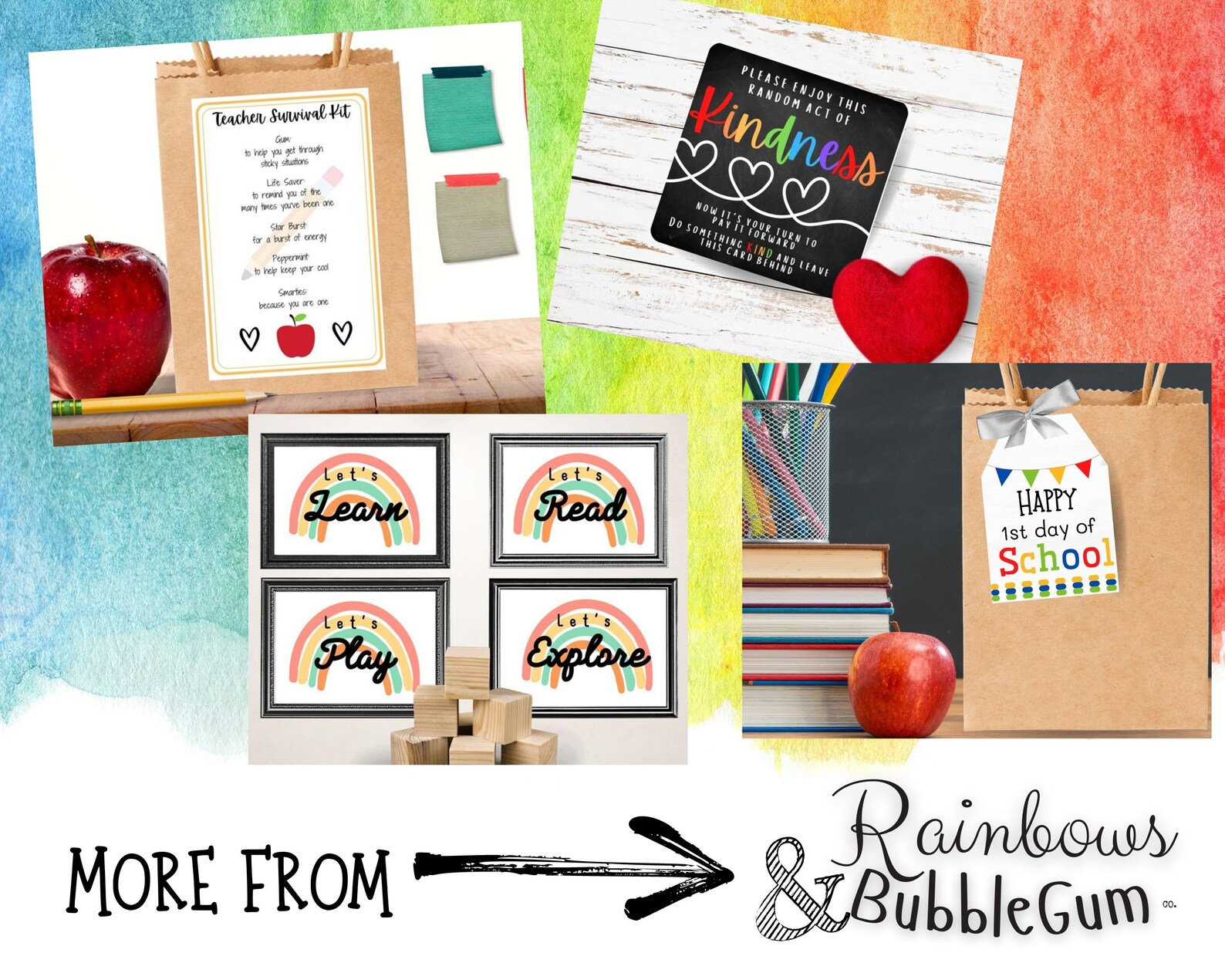 Goldfish Back to School Gift Tag: Printable Student Tag (PDF) - Etsy