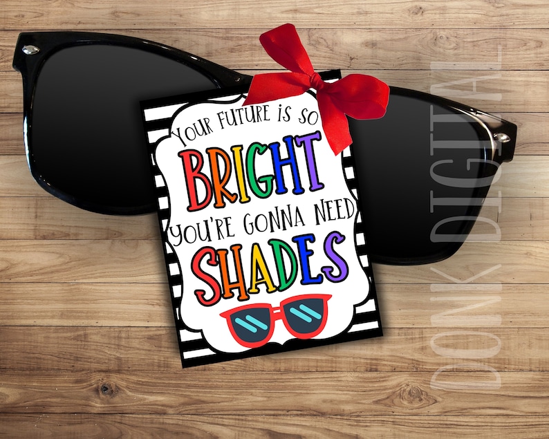 Sunglasses Gift Tags: Printable (PDF) - Etsy
