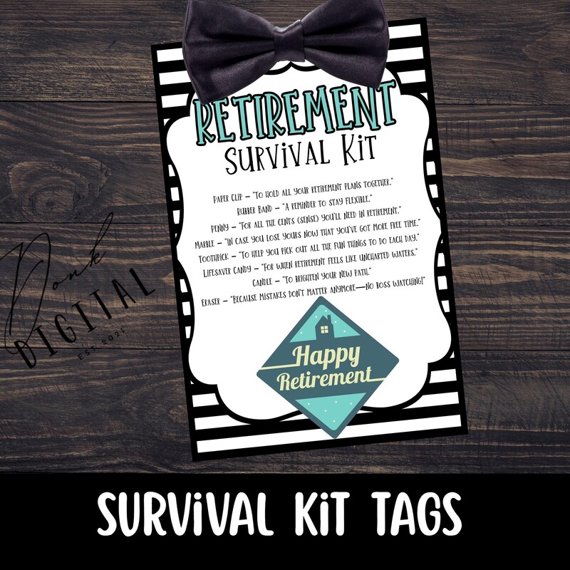 Retirement Survival Kit - Etsy