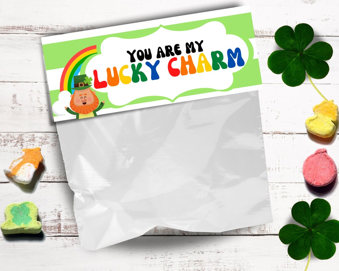 St. Patrick's Day Lucky Charm Bag Topper (digital Download) - Etsy