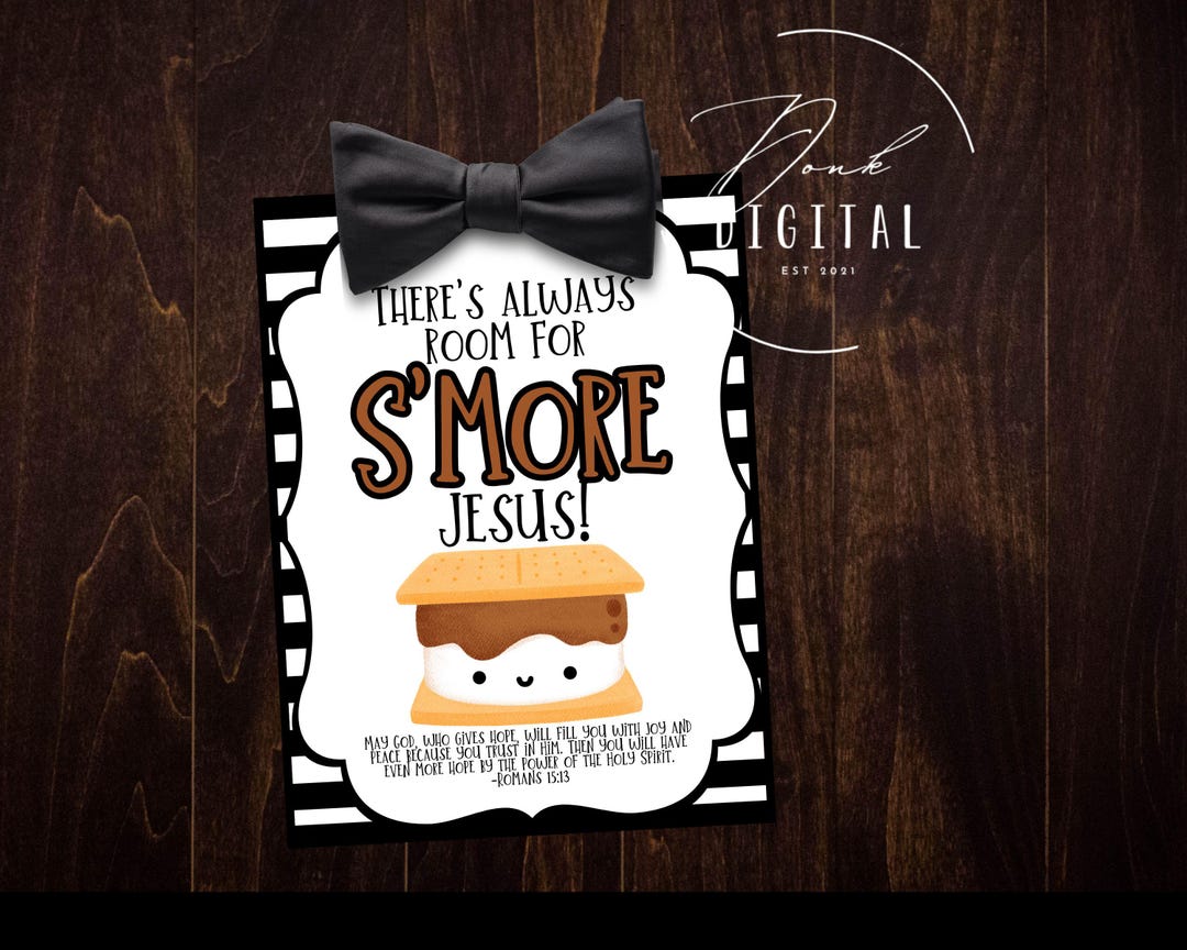 There's Always Room for SMORE Jesus - Sunday School Printable - Church ...