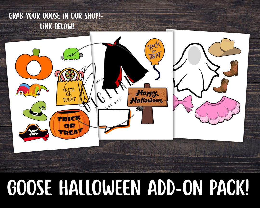Monthly Props Add-on for the Printable Class Goose | 3 Pages of ...