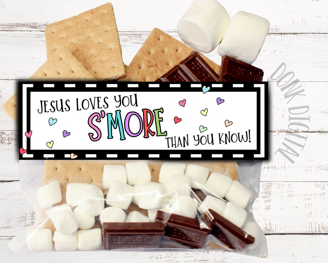 Jesus Loves You S'MORE Than You Know - Sunday School Printable - Church ...