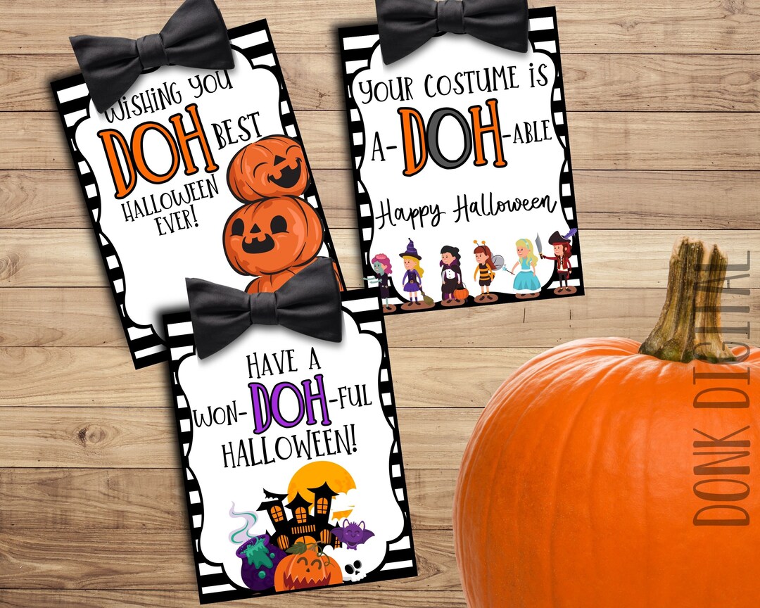 HALLOWEEN Play Doh Tag Bundle- 3 Tag Bundle - Halloween Play Doh ...