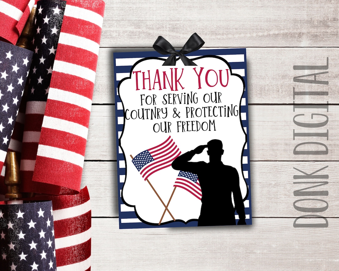 Thank You for Serving Our Country and Protecting Our Freedom- Veteran's ...