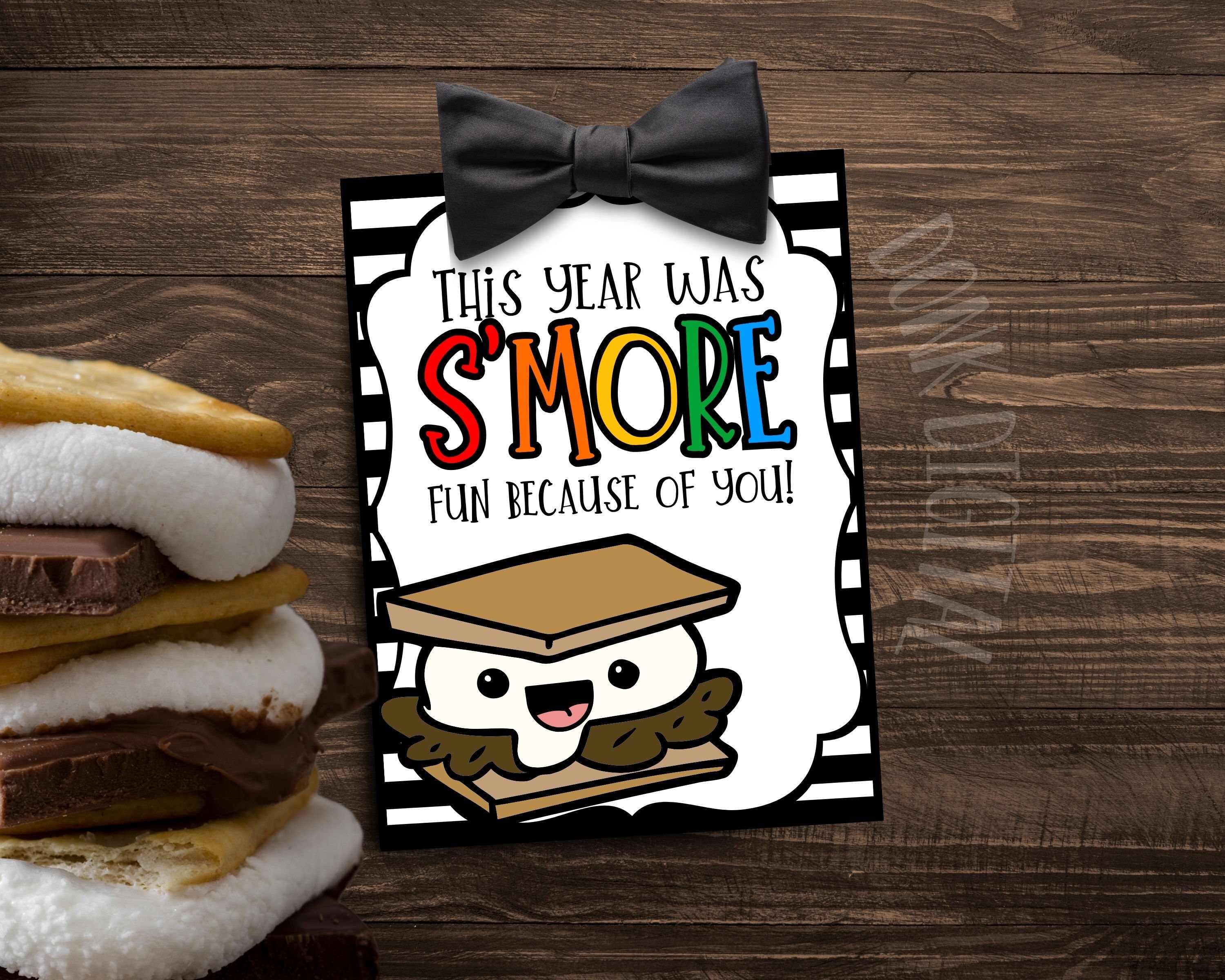 S'more End of Year Gift: Printable (PDF) - Etsy