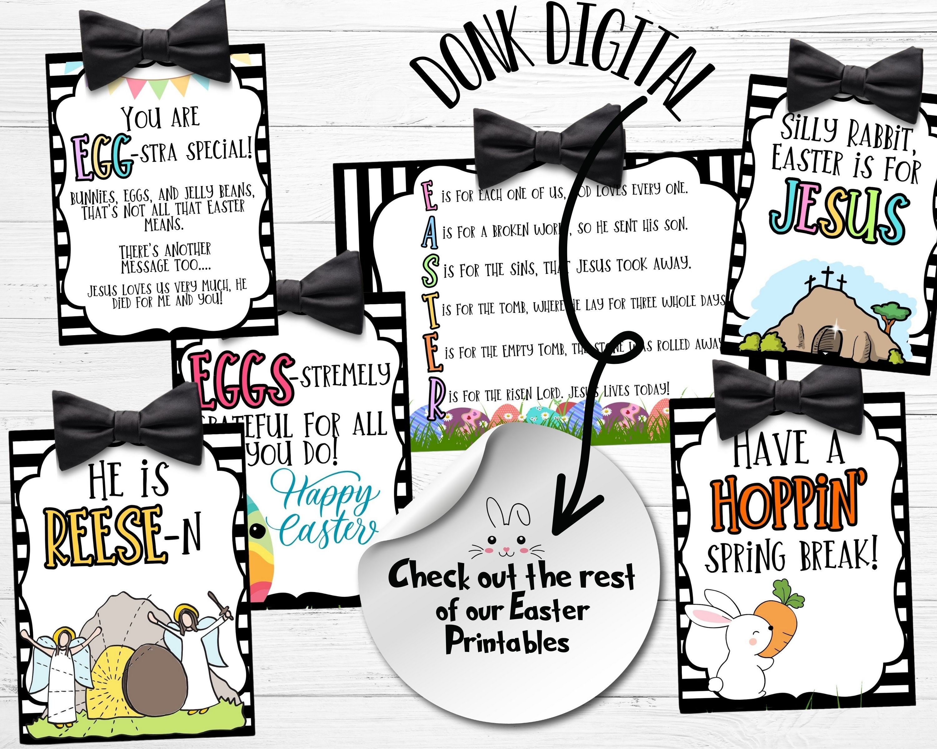 Easter Story Printable: Religious Sunday School Handout (PDF) - Etsy