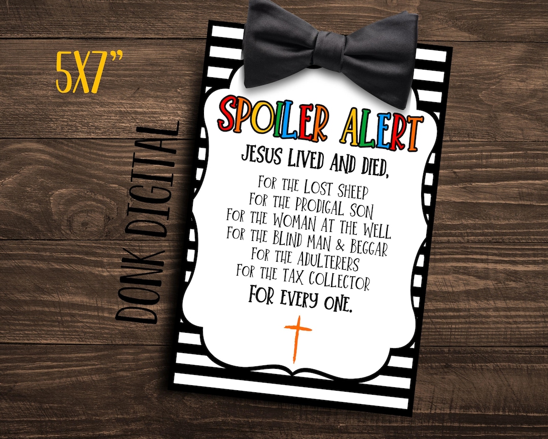 Bible Insert- Religious Handout - Church Printable - Sunday School ...
