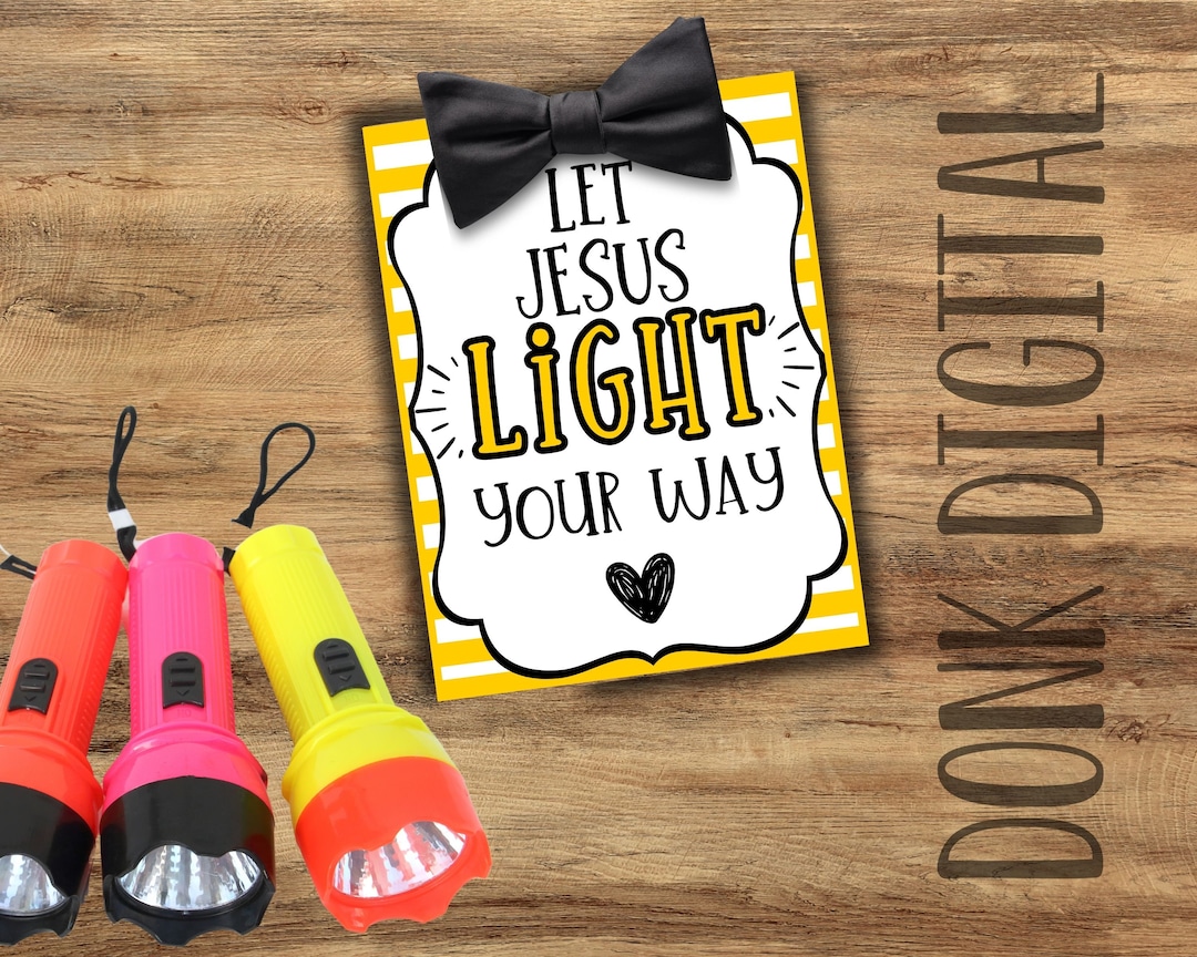 Let Jesus Light Your Way- Sunday School Printable - Church Printable ...