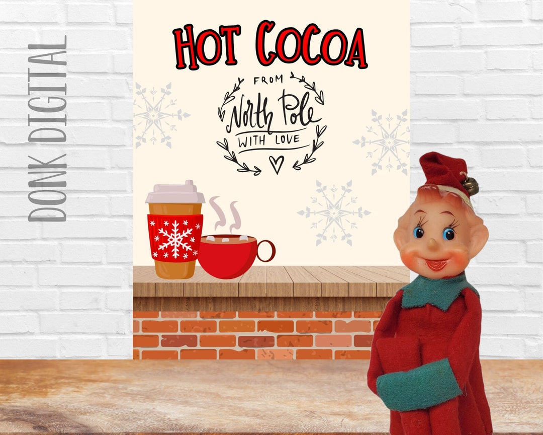 Elf Hot Cocoa Shop- Elf Costume Printable- Christmas Tradition- I'm ...