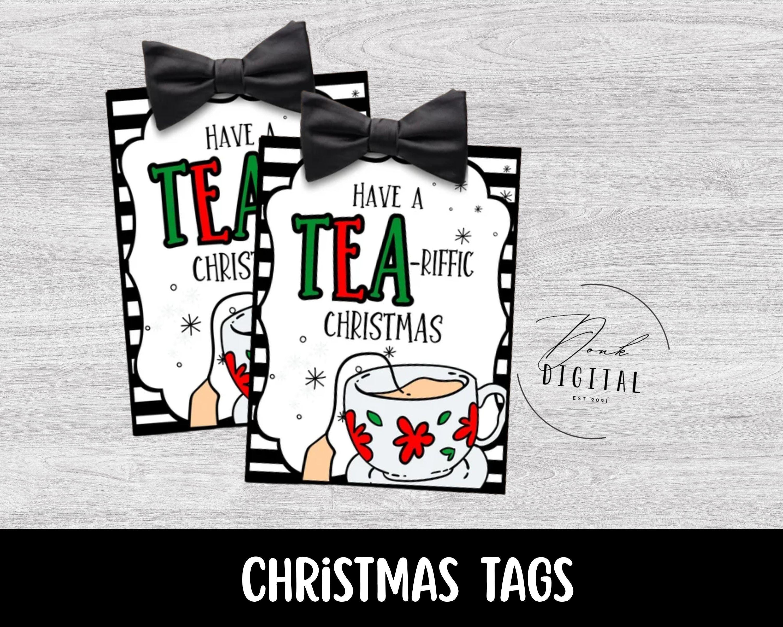 Christmas Tea Tag Neighbor Gift: Printable (PDF) - Etsy