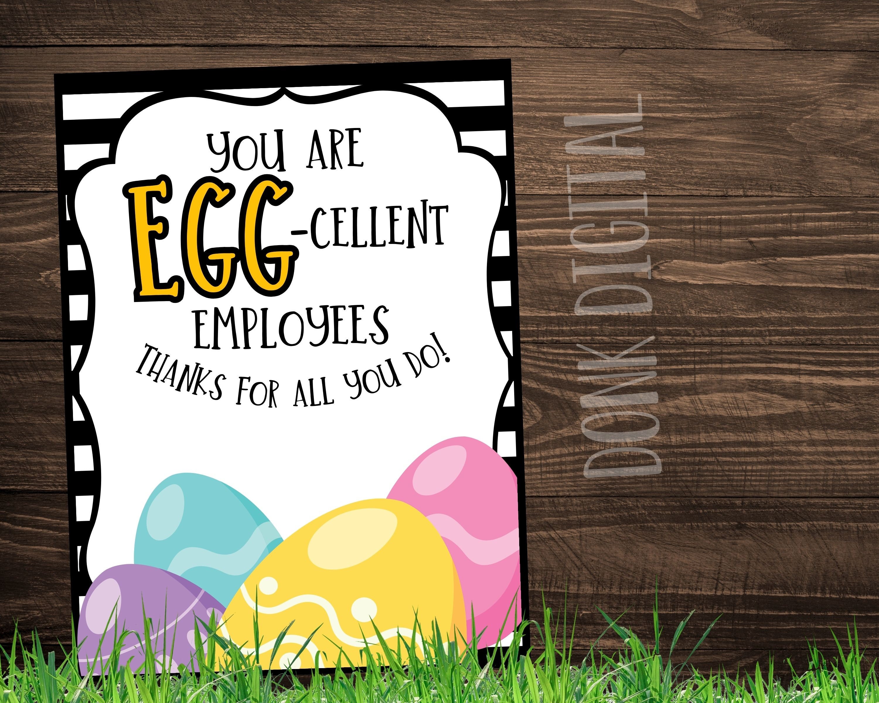 Eggcellent Employees- Employee Appreciation-easter Sign -staff ...