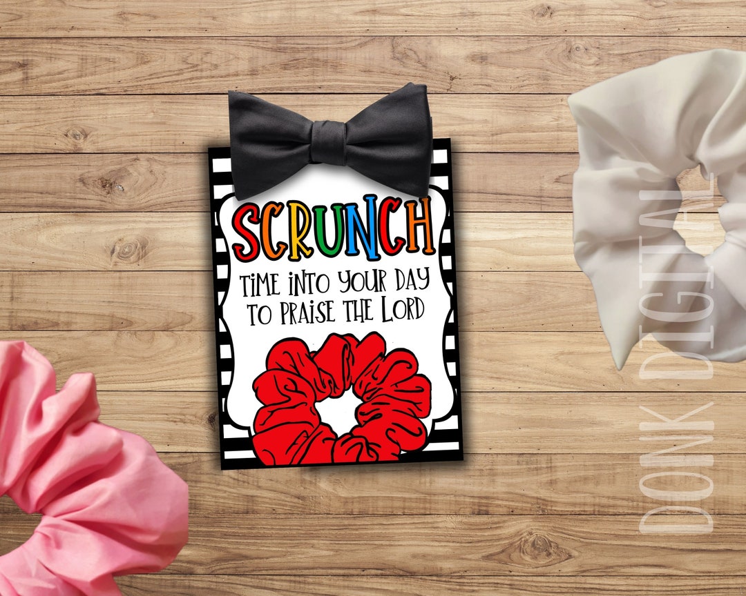 SCRUNCH Time Into Your Day to Praise the Lord - Sunday School Printable ...