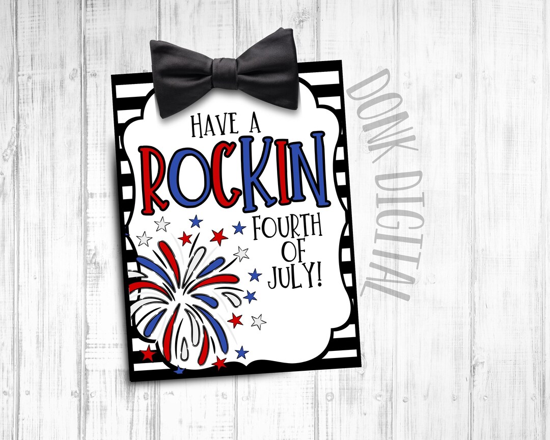 Have a ROCKIN Fourth of July July Tags Summer Printables Fourth of July ...