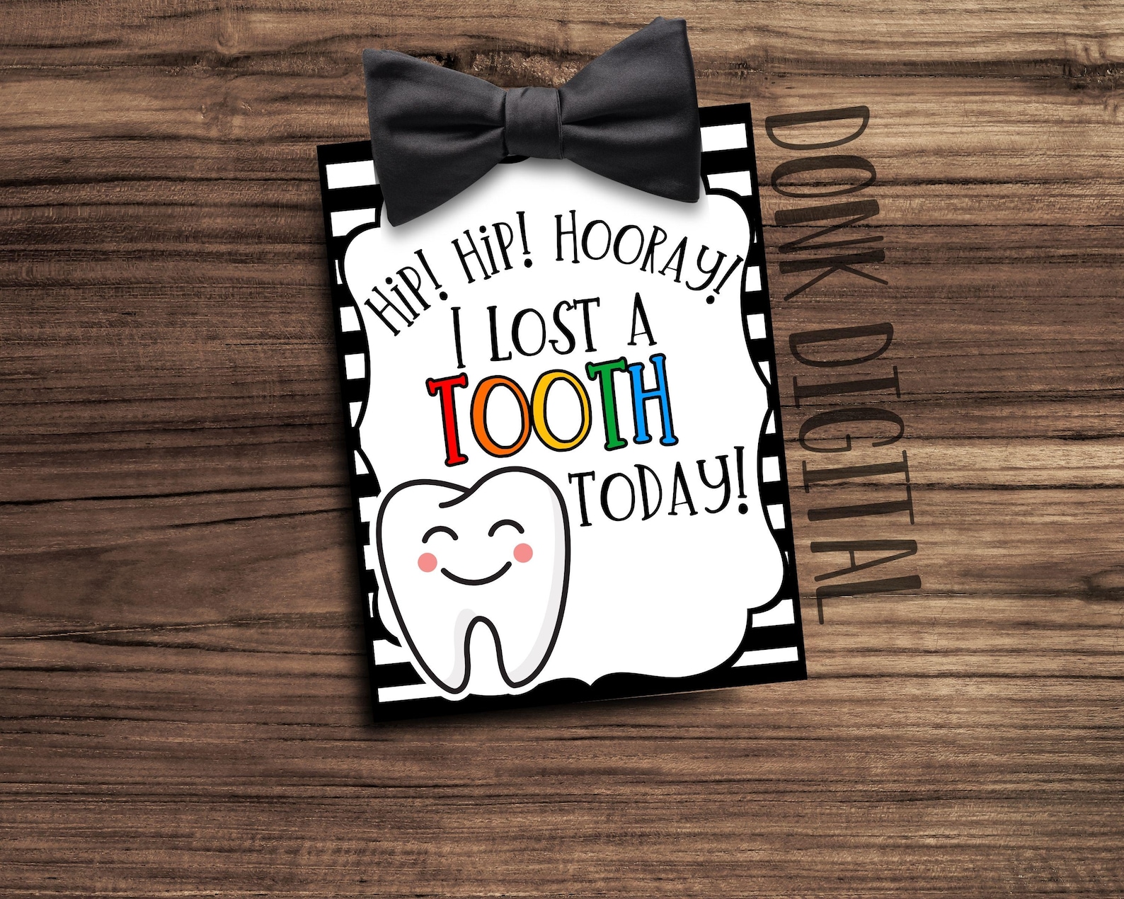 Lost Tooth Tag: Printable Student Gift, Milestone Keepsake (PDF) - Etsy