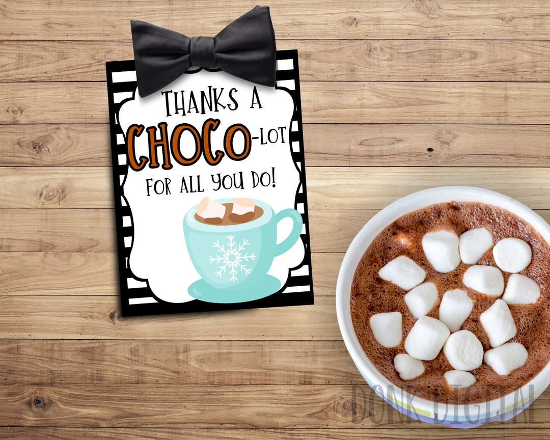 Thanks a Chocolot for All You Do - Christmas Appreciation - Christmas ...