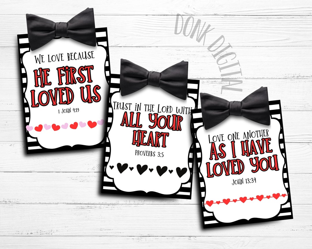 Christian Valentine's Day Cards- Scripture Valentine Card-bible Verse ...