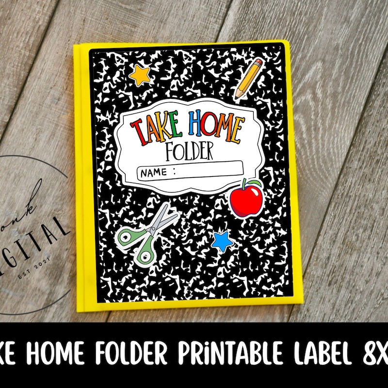 Take Home Folder - Etsy