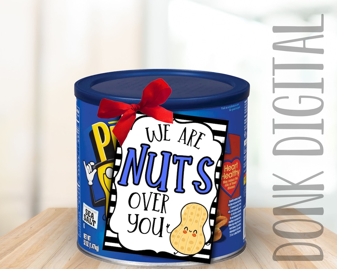 We Are NUTS Over You Happy Fathers Day Tag Appreciation Tag - Etsy