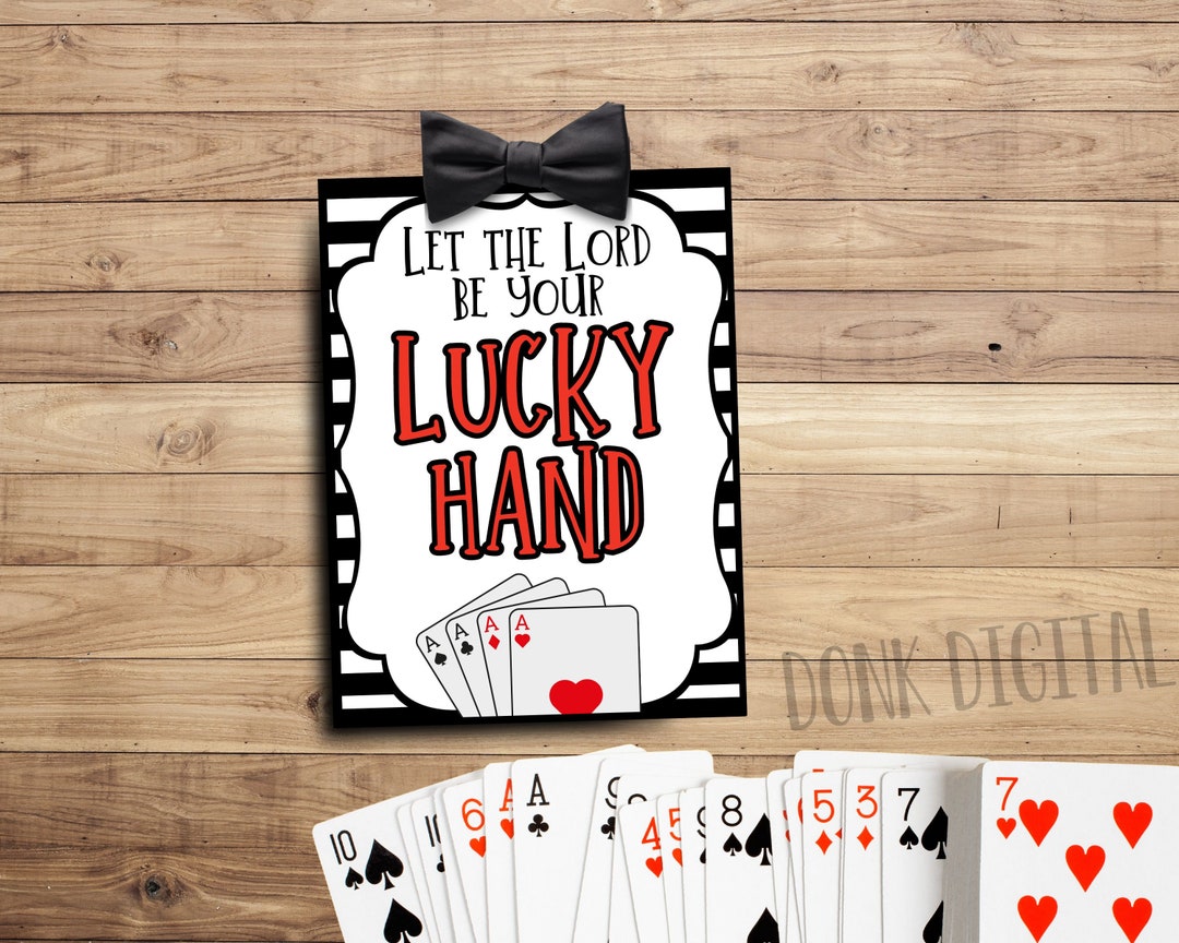 Let the Lord Be Your LUCKY HAND - Sunday School Printable - Church ...