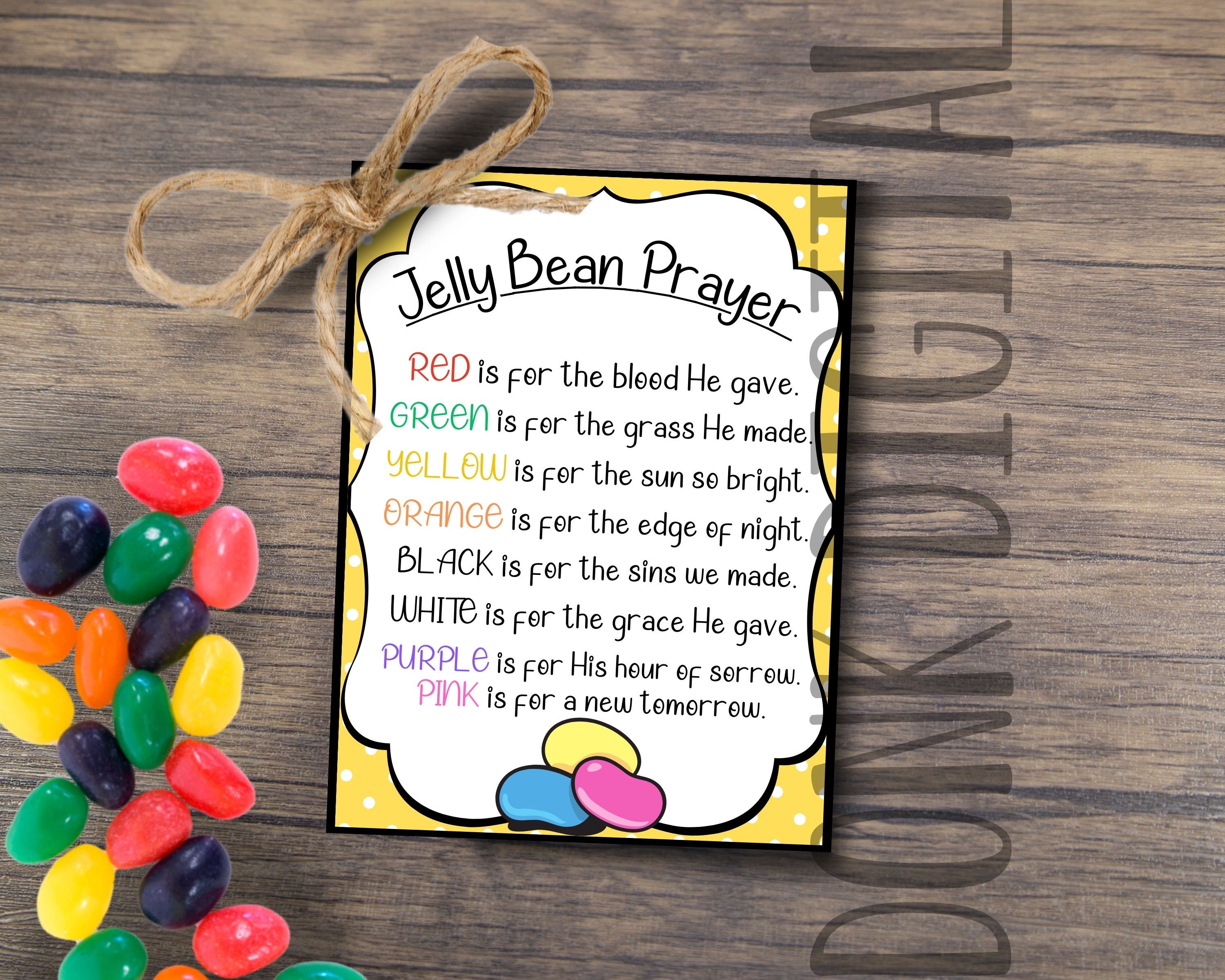 Jelly Bean Prayer Catholic