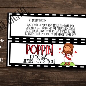 Jesus Loves You Printable: Sunday School Baggie Topper (PDF) - Etsy
