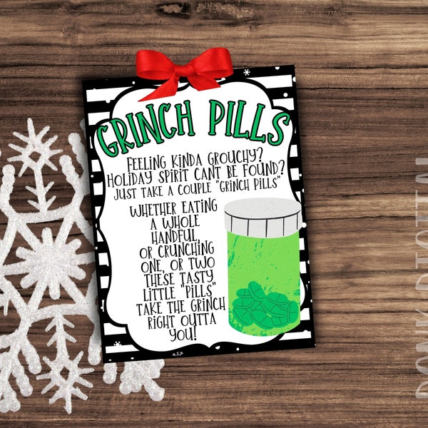 Grinch Pills - Etsy