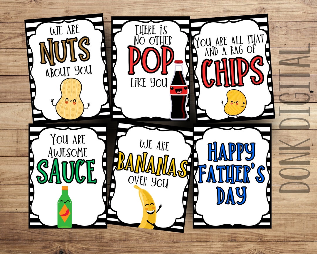 Fathers Day Gift Basket Tags- Father's Day Tag BUNDLE -treat Printable ...