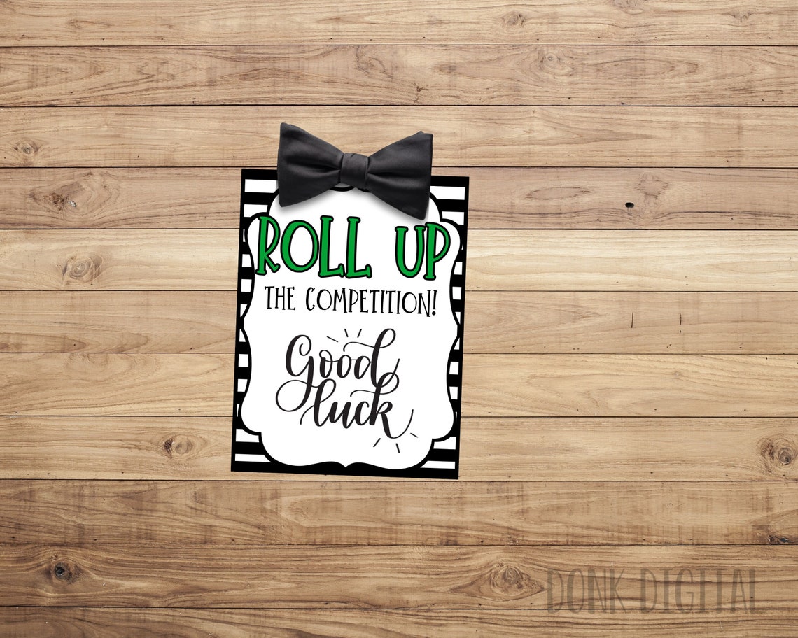 Roll up the Competition Gift Tags: Sports Team Candy Tag (PDF) - Etsy