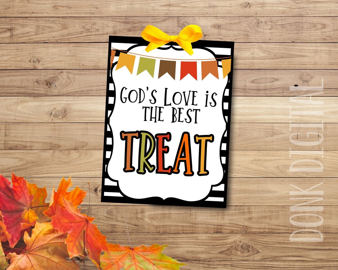 God's Love is the Best Treat- Church Treats - Halloween at Church ...