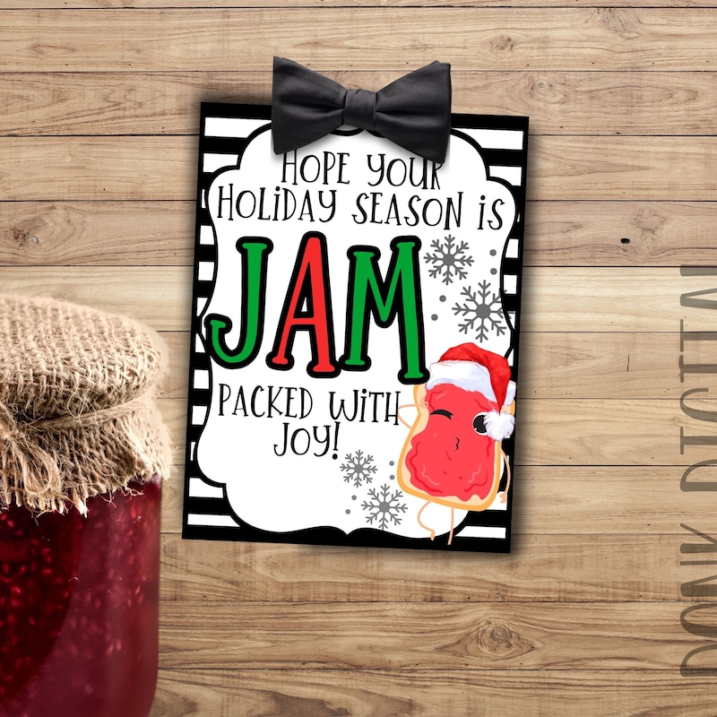 Holiday Jam Labels - Etsy