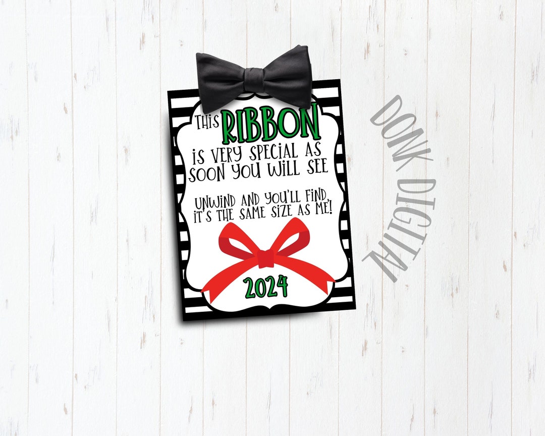 This Ribbon-height Ribbon Keepsake- Parent Gift- Christmas Gift - Etsy