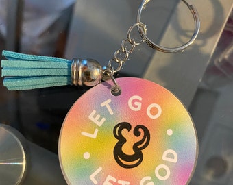 Let God Keychain | Etsy