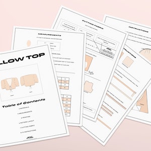 PDF Willow Top Digital SEWING Pattern | Cottage Crop Puff Sleeve Shirt ...
