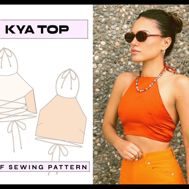 Halter Top Pattern - Etsy